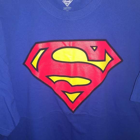 DC Comics | Shirts | Superman Tshirt L Comic Book Superhero Tee Shirt ...